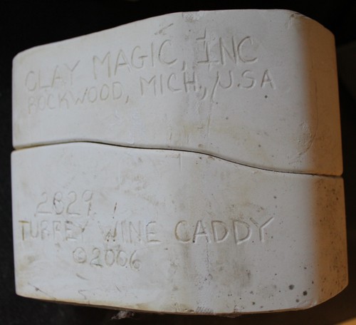 Clay Magic Ceramic Slip Mold Turkey Wine Caddy 2829 | eBay