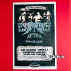 ESCAPE THE FATE 2011 Concert Promo 11x17 Street Poster. Portland Oregon ...