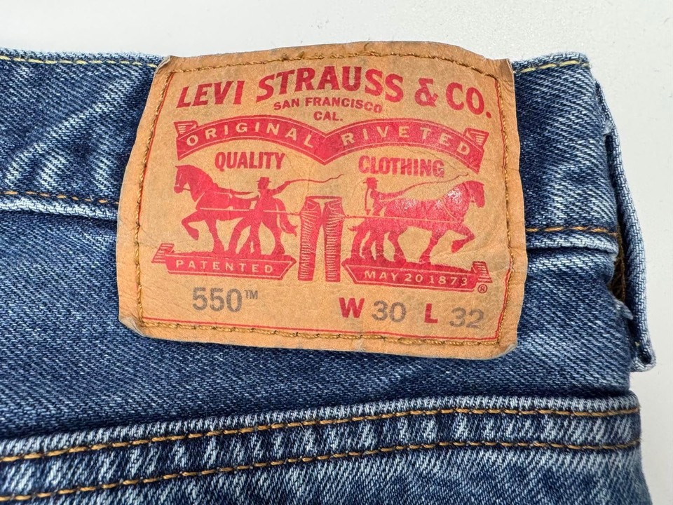 Levis 550 S40196 Mens Vintage Jeans Casual Work Wear Size 30 x32 Medium ...