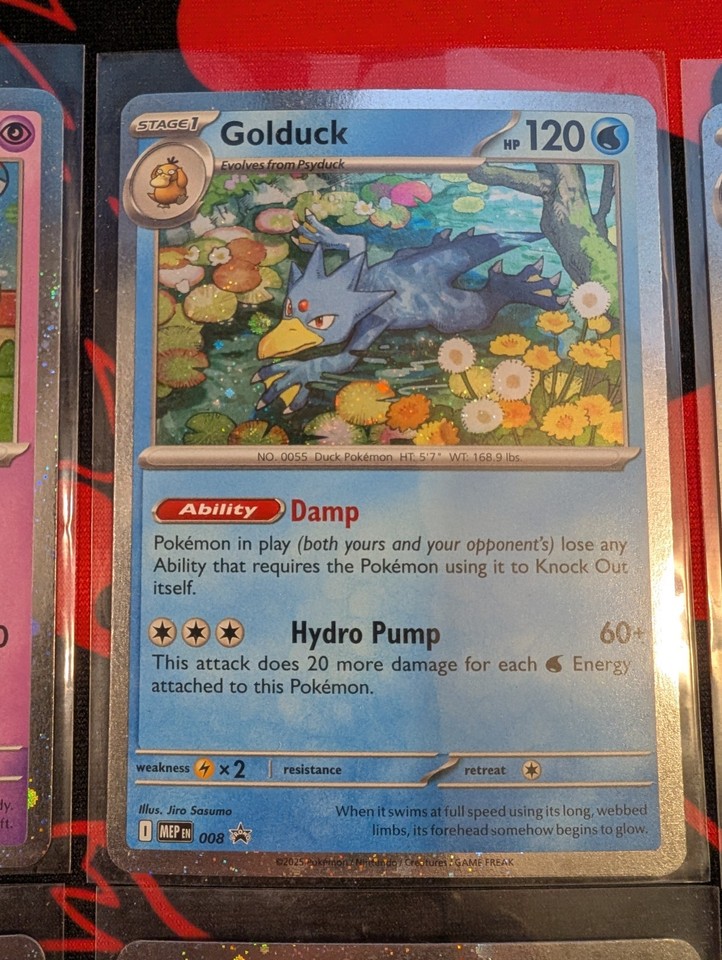 Pokémon Mega Evolution Black Star Promo Lot of 8 Drifblim Golduck | eBay UK