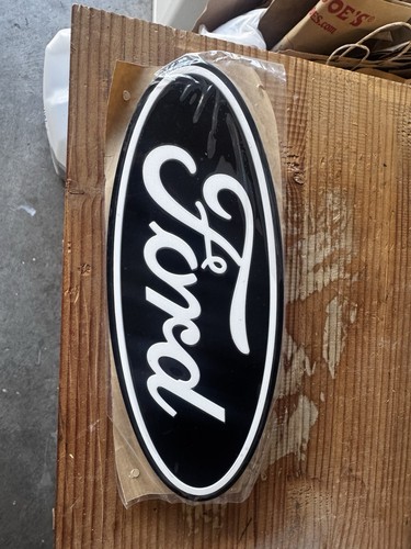 NEW 2024-2025 Ford F-150 Black/White Lettering Oval Tailgate Emblem ...