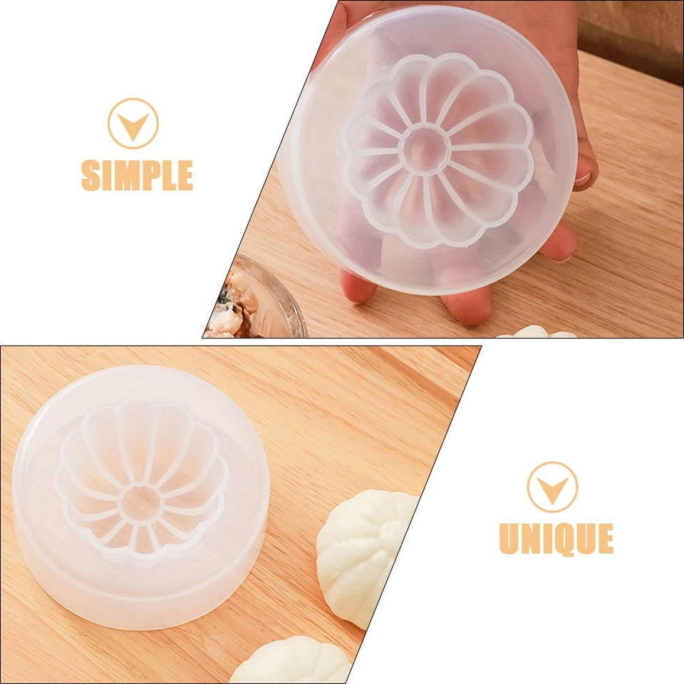 4 Pcs Dumpling Tool Kitchen Steamed Bun Mold Asian Cooking Tools Burger ...