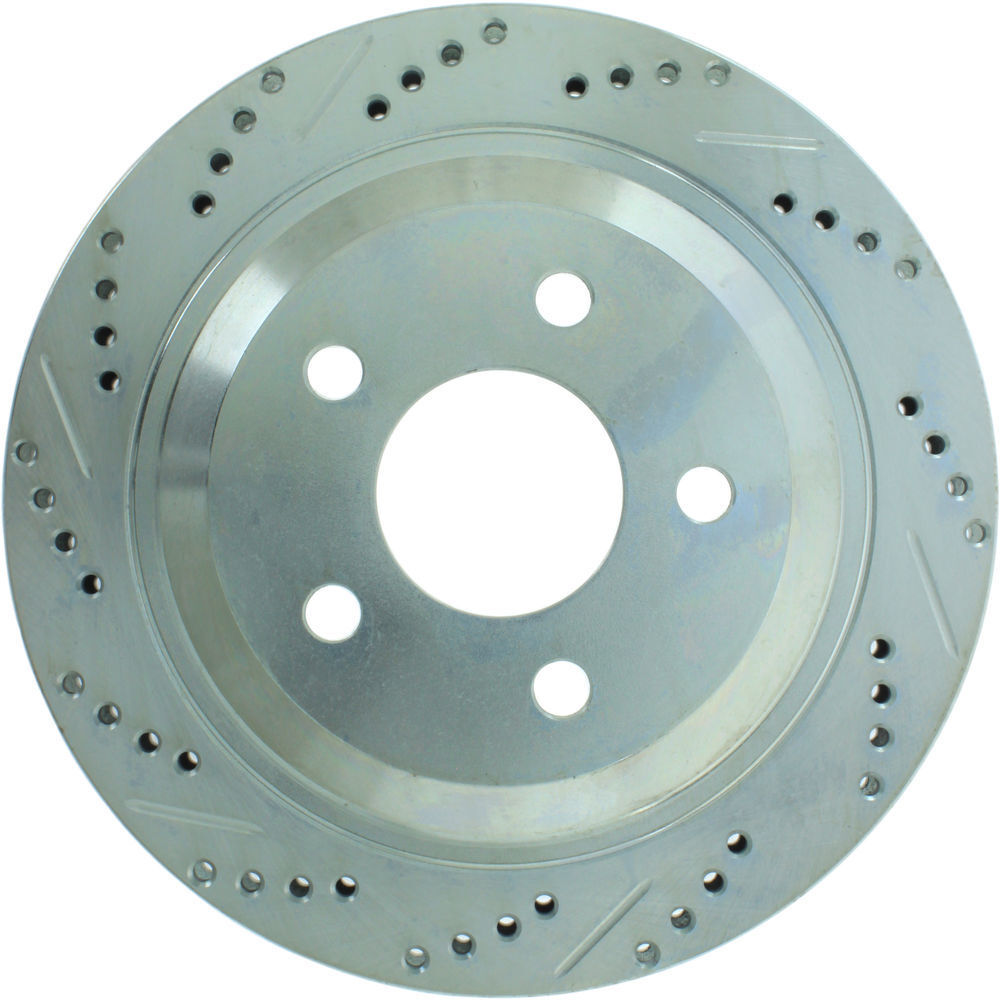 Disc Brake Rotor-Select Sport Cross-Drilled and Slotted Rear Right ...