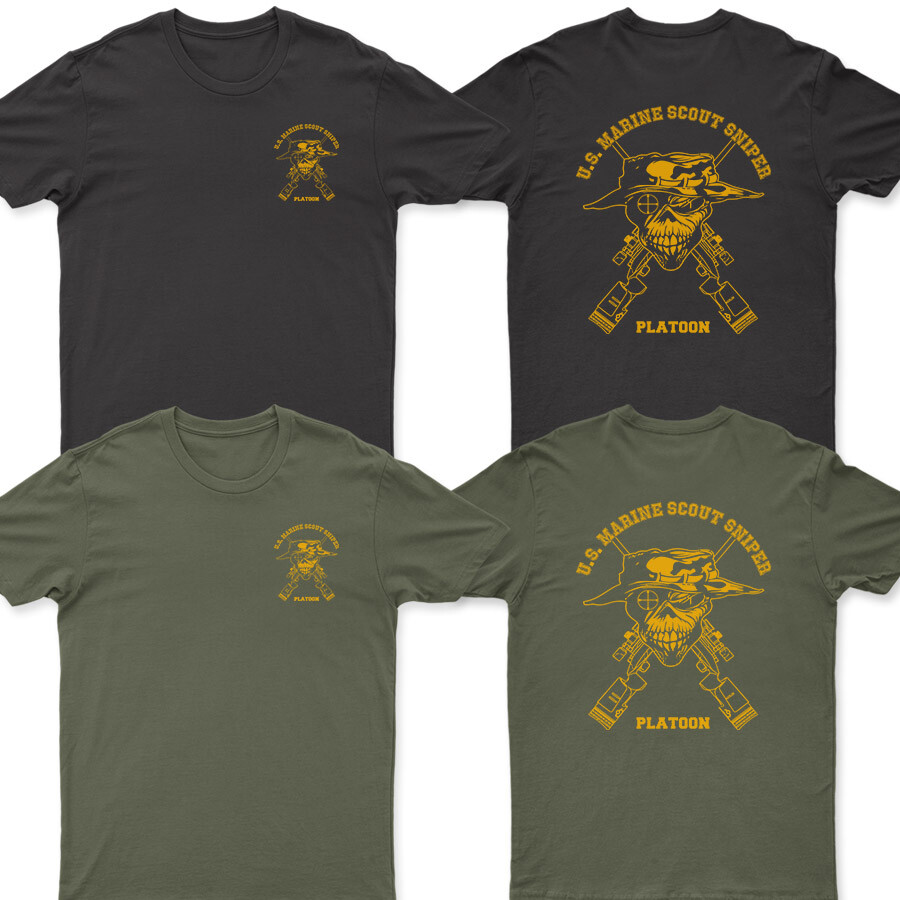 Sniper Shirts Usmc Marine Corps Tactical 2 POLO Men's Shirt SNIPER