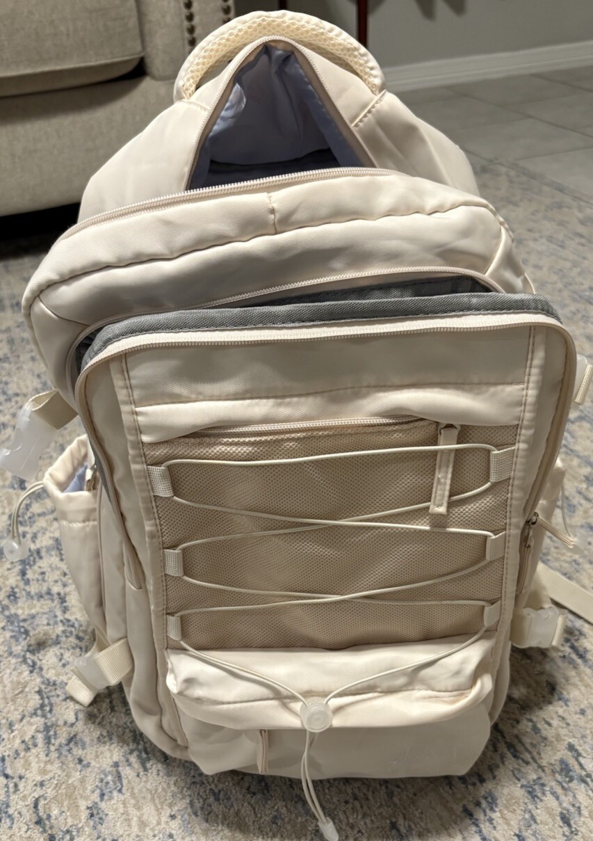 Victory Backpack- White - Gem