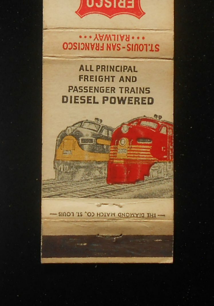 1950s Diesel Locos Frisco Railroad St. Louis-San Francisco Railway ...