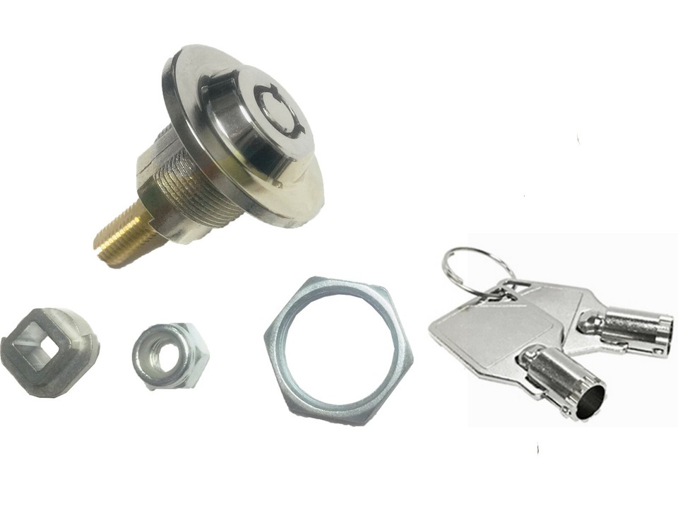 Lot of 2 Gun Cabinet Original Homak toolbox lock 3/4" Replacement Lock ...