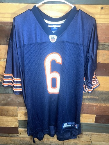 Vintage Chicago Bears Jay Cutler NFL Football Blue Reebok Jersey Size ...