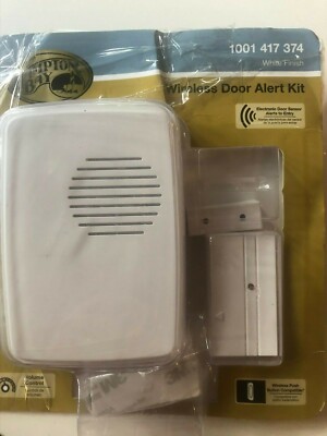Hampton Bay Wireless Door Alert Sensor Chime Kit HB-7900-02 White | eBay