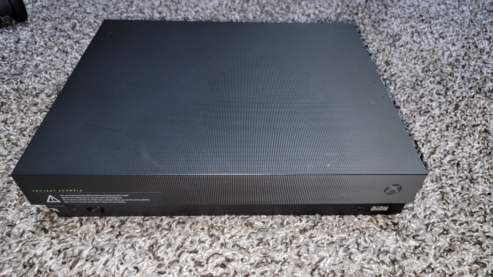 RARE Xbox One X Project Scorpio Edition 1TB Console - Black ...