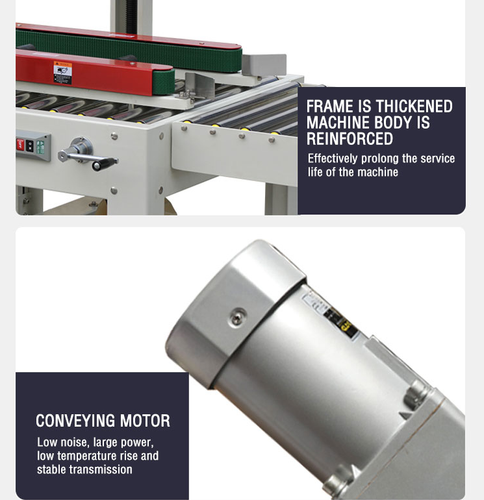 FXJ5050 Semi-Automatic Carton Case Paper Box Packing Sealer Taping ...