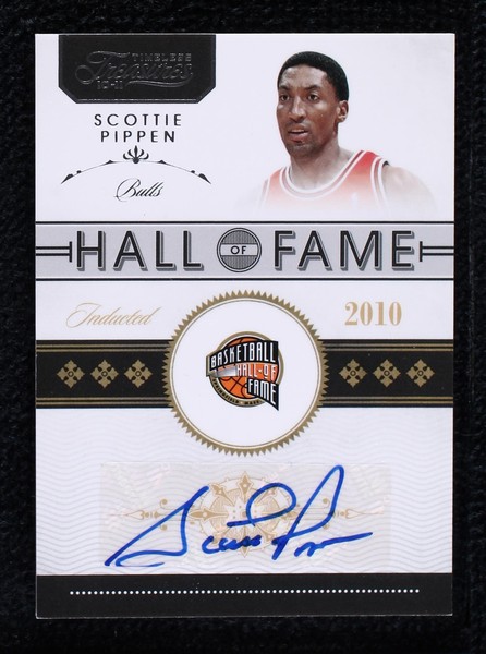 2010-11 Timeless Treasures - Hall of Fame Gold Signatures #1 Scottie ...