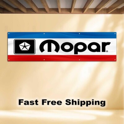 Mopar 2'X8' BANNER FLAG | eBay