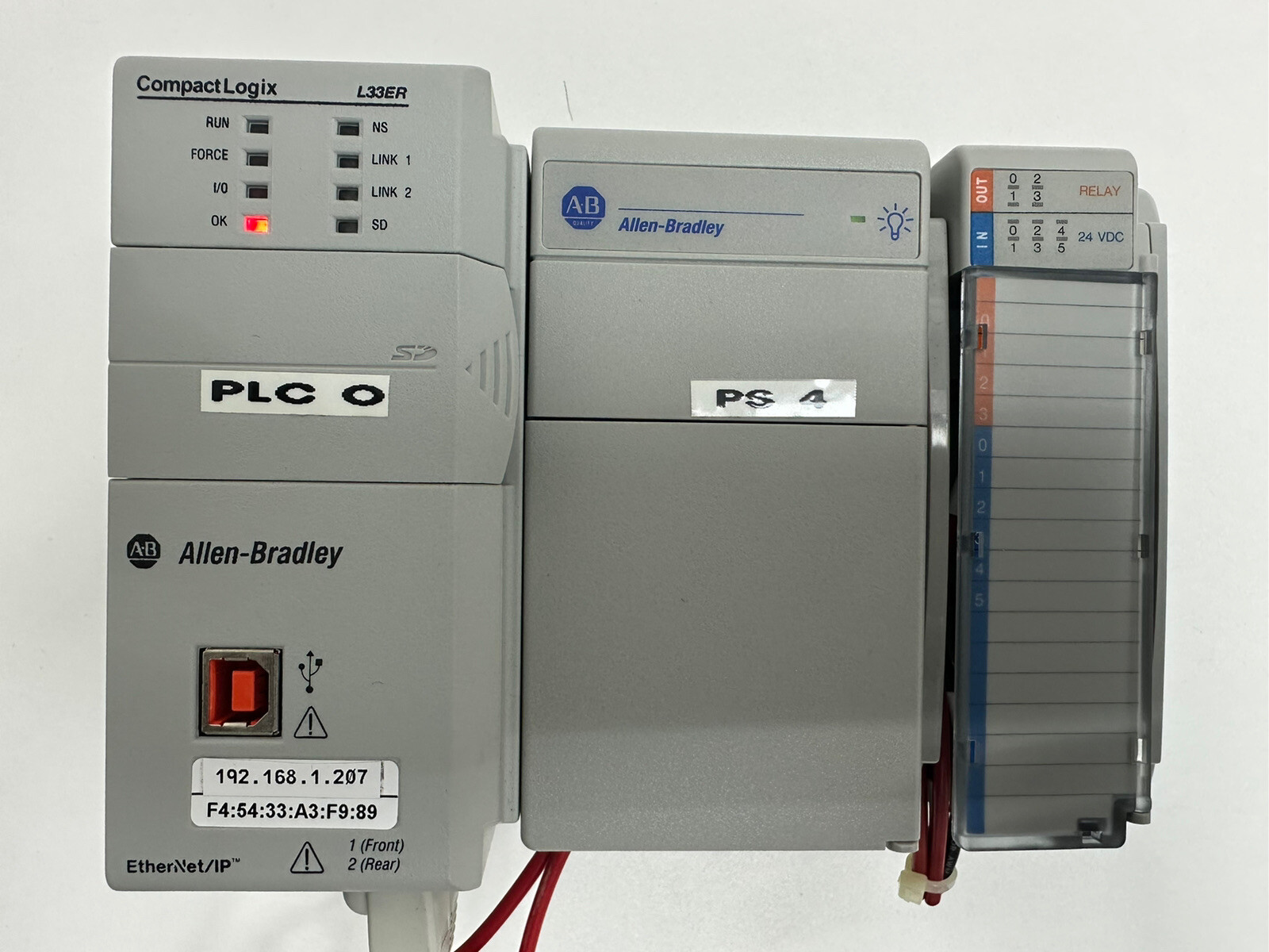 ALLEN BRADLEY 1769-L33ER CompactLogix 2MB 1769-PB2 , 1769-IQ6XOW4 ...