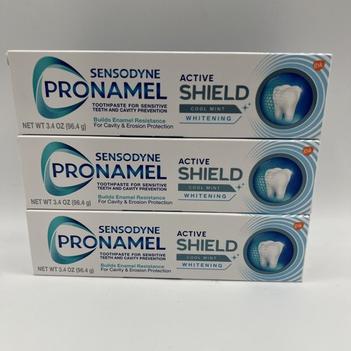 Sensodyne Pronamel Active Shield Sensitive Toothpaste 3.4 oz Cool Mint ...