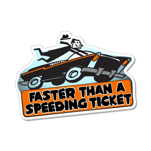 Funny Speeding Ticket Cartoon