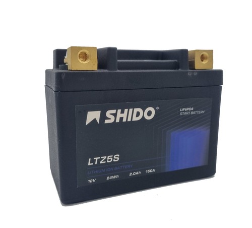 SHIDO LITHIUM ION LIGHTWEIGHT MOTORCYCLE BATTERY HONDA MSX 125 GROM SF ...