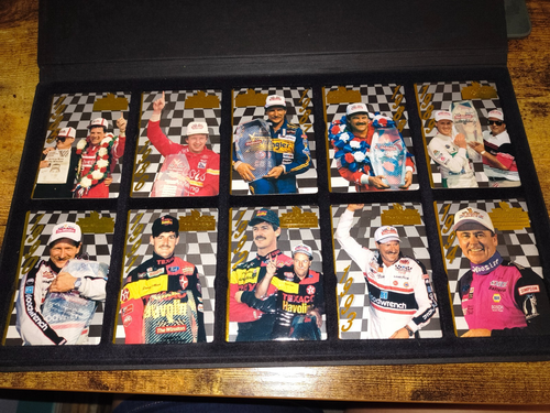 The Winston Select Racing Cards 24kt Cold Collection 10 Years Of ...