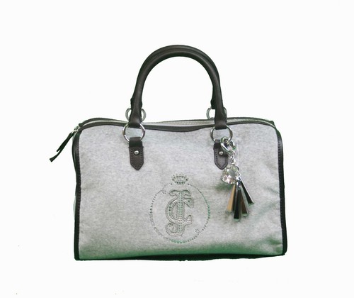 NWT Juicy Couture Crystals JC Monogram logo Satchel Bag + Bling Charm ...