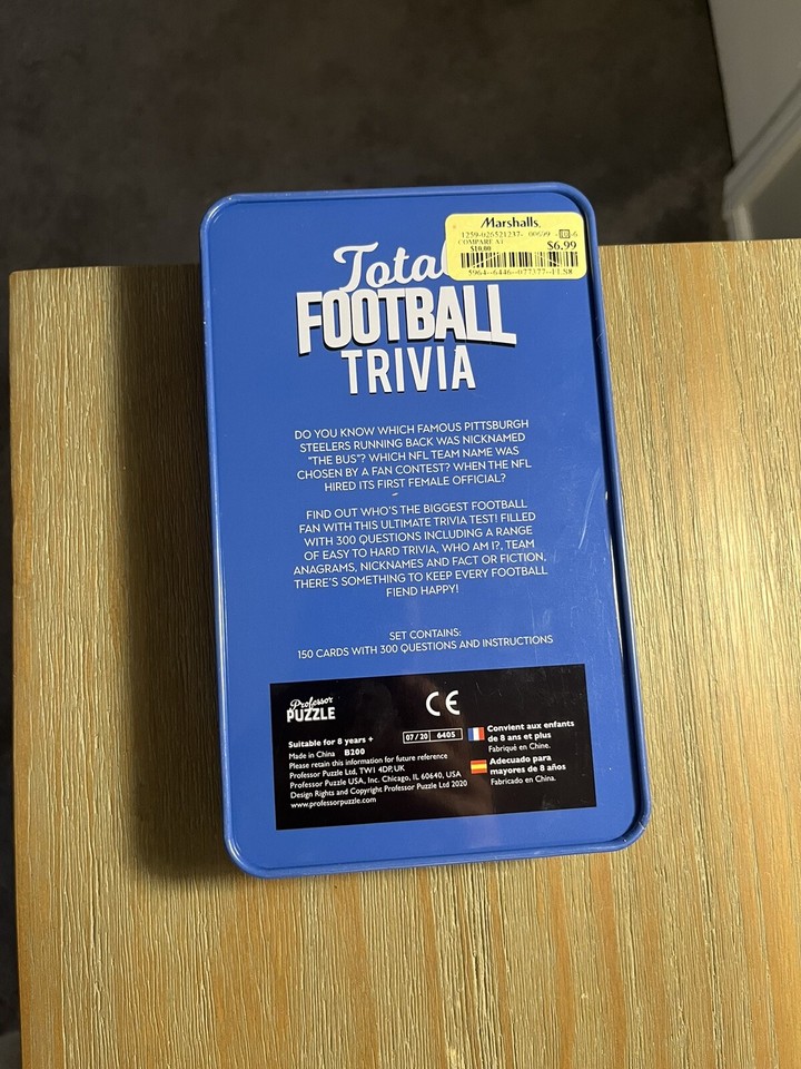 NEW Total Football 300 Questions Trivia Game | eBay