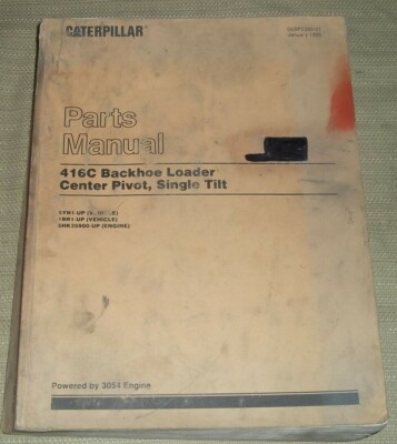 Manuals & Books - 416C Backhoe Loader