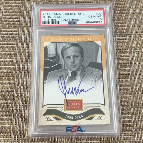 2012 Panini Golden Age JOHN DEAN HISTORIC SIGNATURES AUTOGRAPH ...