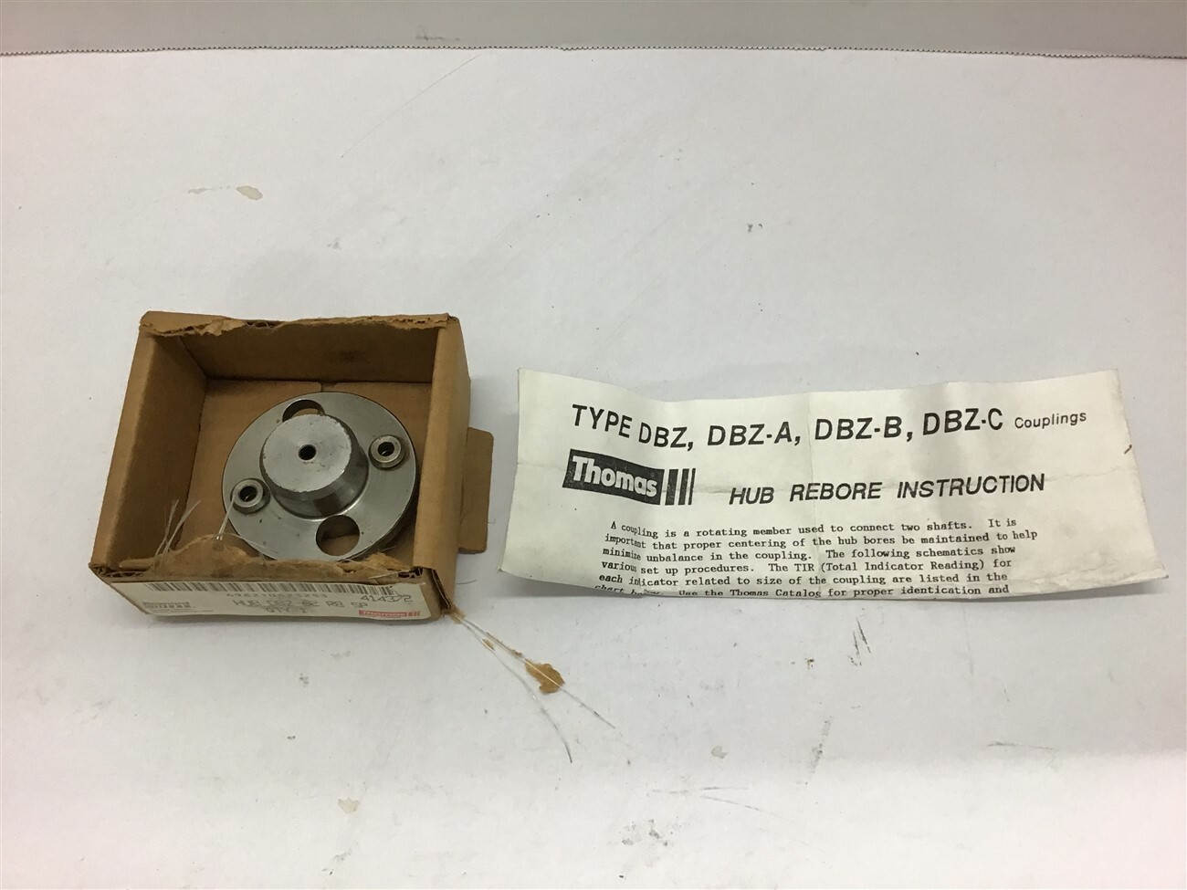 Rexnord HUB DBZ 62 RB SP Coupling 3/16" Bore 414372 | eBay