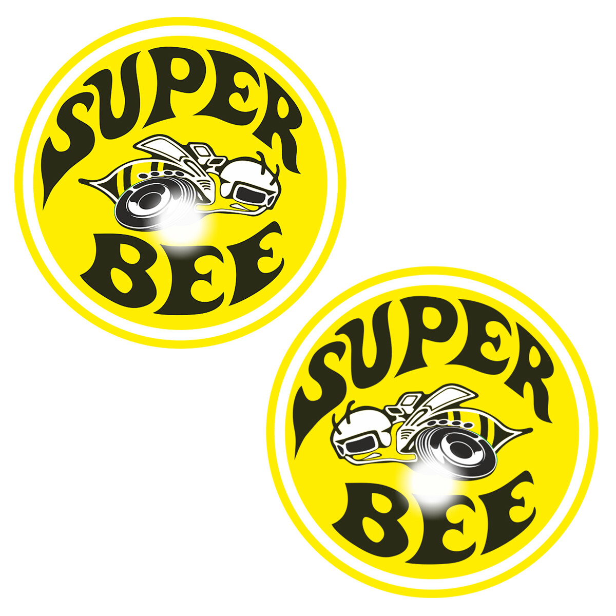 Set Super Bee 30 cm Aufkleber Sticker Tuning Auto Motorrad Youngtimer ...