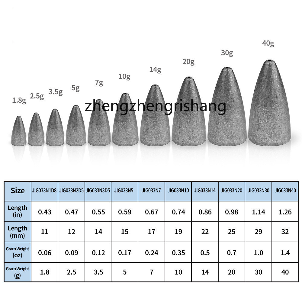 Fishing Weight Size Chart Daiwa Lure Sinker TG Free Rig R FishCandy