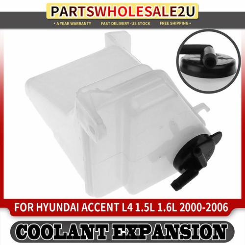 Pressurized Coolant Reservoir with Cap for Hyundai Accent 2000-2006 ...