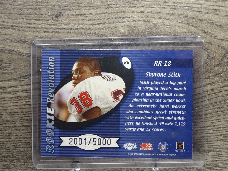 2000 Quantum Leaf Rookie Revolution #RR18 Shyrone Stith /5000 | eBay