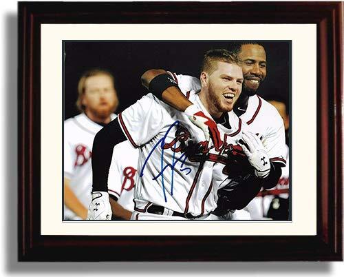 Gallery Framed Freddie Freeman"Celebration" Autograph Replica Print | eBay