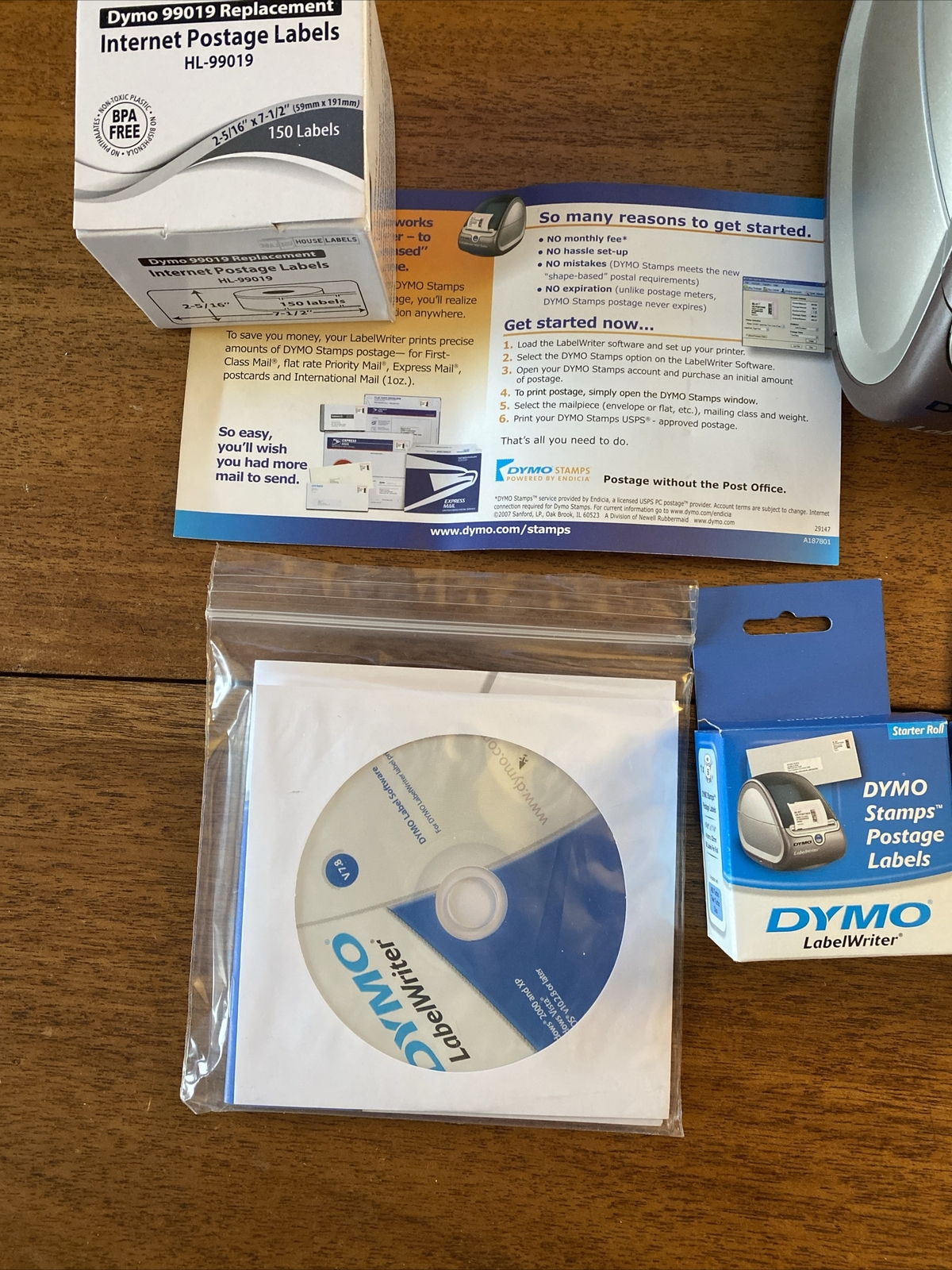 Dymo Labelwriter 400 Turbo Thermal Label Printer 93176 Complete w/ Box ...