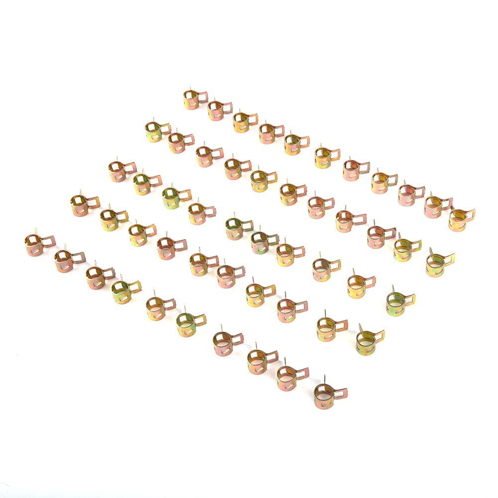 Useful Hose clamp Spring clip Vacuum 5/16" 8mm 50pcs set 8mm to 9mm ...