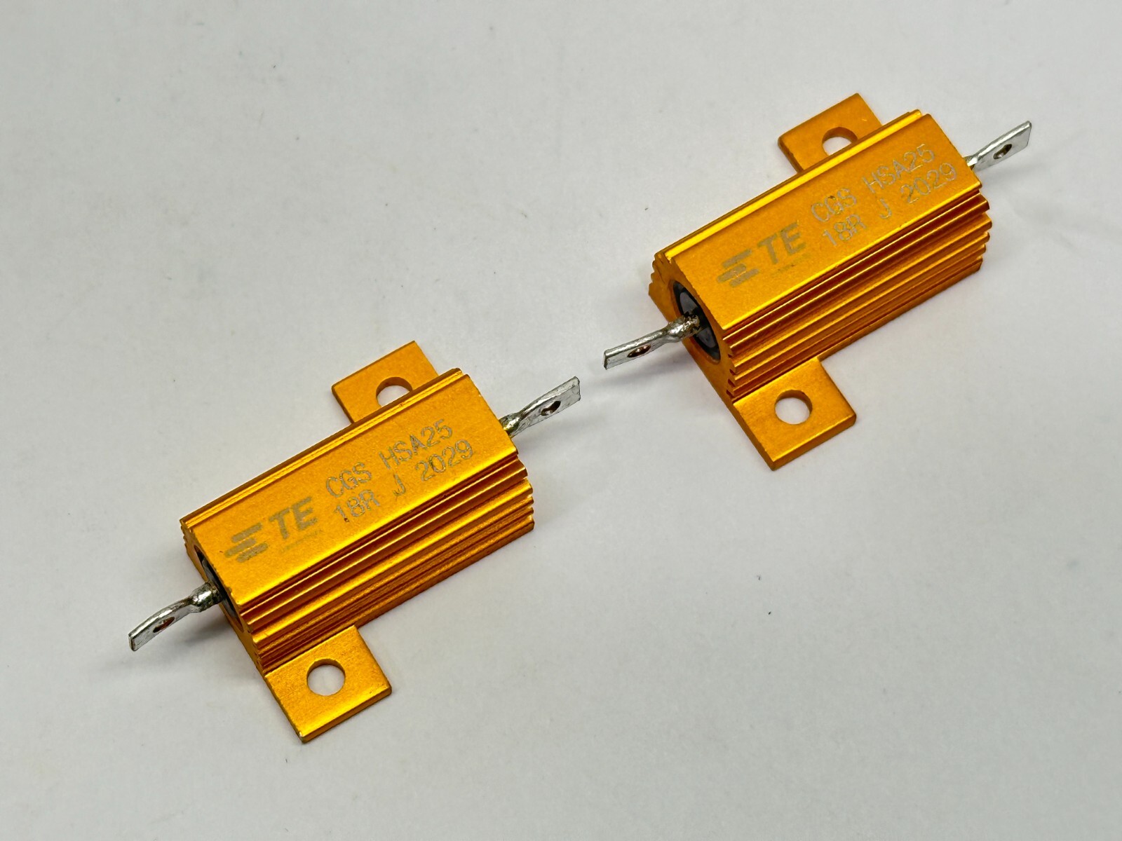 TE Connectivity HSA2518RJ Wire Wound Power Resistor 18 Ohm CGS HS LOT ...