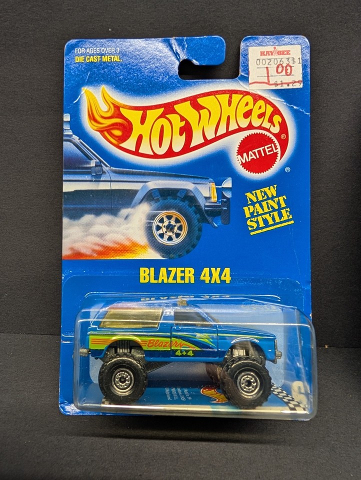 VERY RARE HOT WHEELS 1989 #6 Blazer 4X4 BLUE CARD/ 2 Available. | eBay