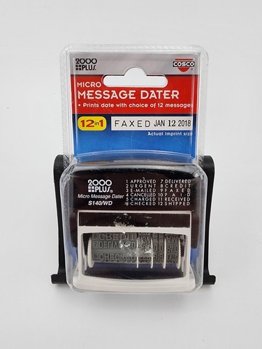 Cosco 2000 Plus Date & Message Stamp NEW 12-in-1 For Receiving ...
