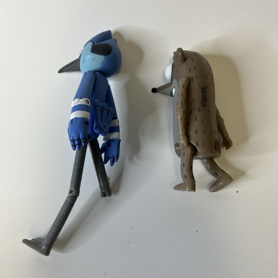 Regular Show Mordecai and Rigby Action Figure By Jazwares 2012 *MISSING ...