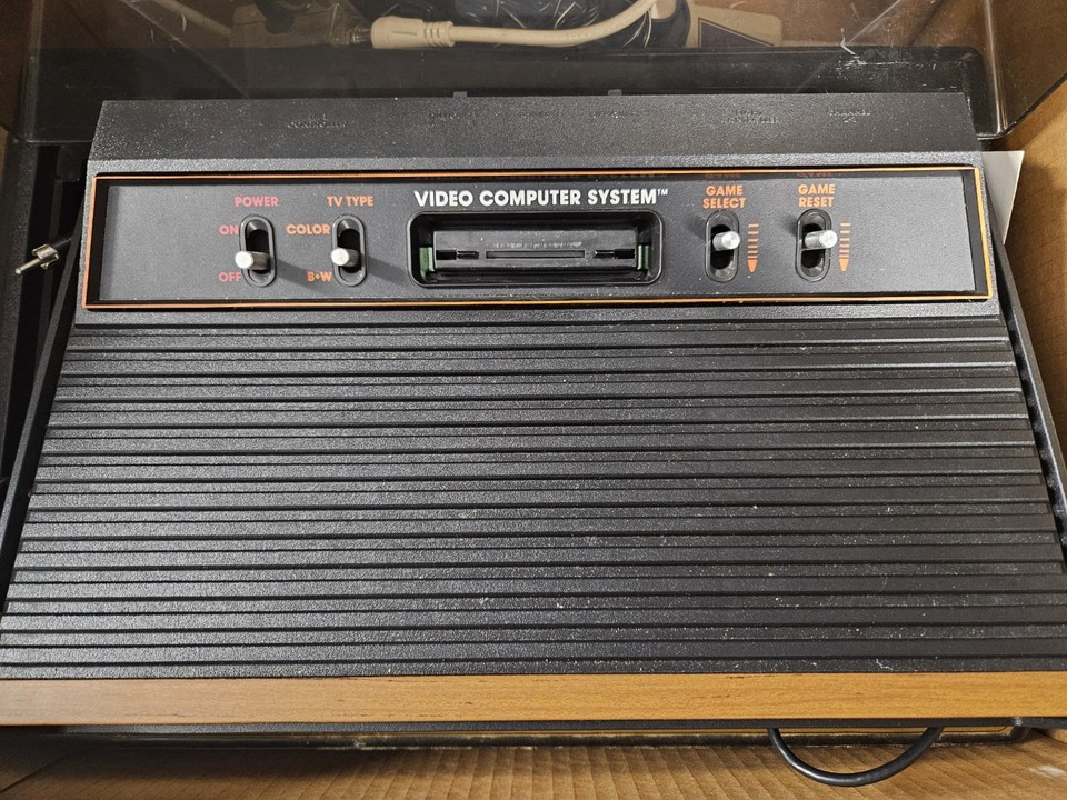 Atari 2600 System and tele games center case - vintage | eBay