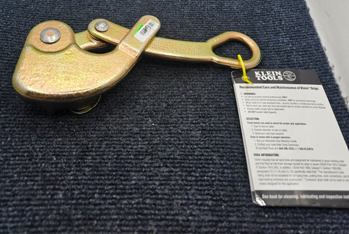 Klein Tools 1625-20 Cable Puller For Wire Rope 8000 lbs 3629kg Max Load ...
