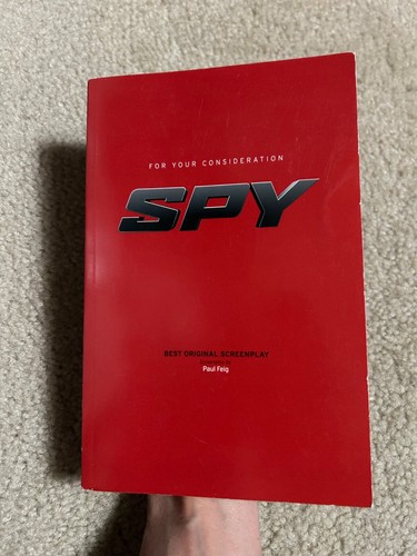 SPY script SCREENPLAY FYC rare PROMO book PAUL FEIG | eBay
