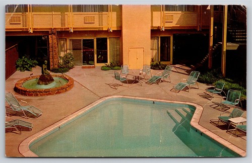 Roadside~Air View Mermaid Inn Motel Menlo California~Vintage Postcard ...