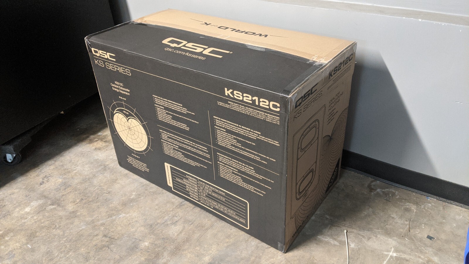 QSC KS212C 3600W Cardioid Subwoofer - Black NEW IN BOX 684284066763| eBay