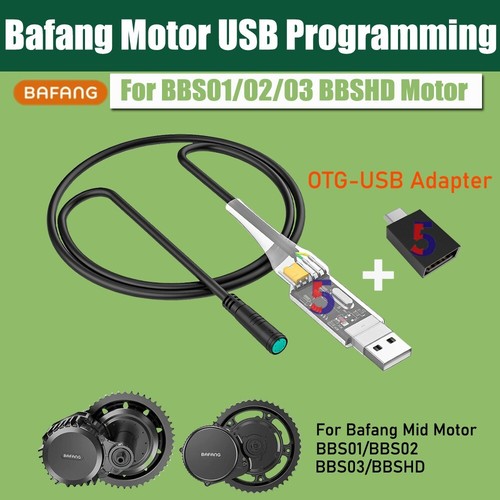 Bafang USB Programming Cable For 8fun BBS01 BBS02 BBS03 BBSHD Mid Drive ...