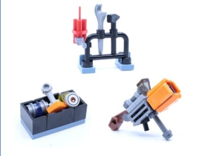 Lego Tool Rack, Rocket's Crate Rocket's Blaster From Advent Calendar ...