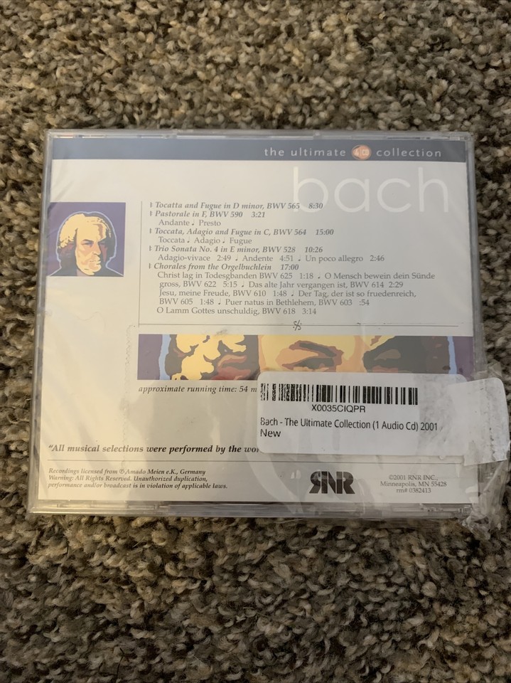 Bach: The Ultimate Collection (1 CD) Pastorale, Tocatta, & More | eBay
