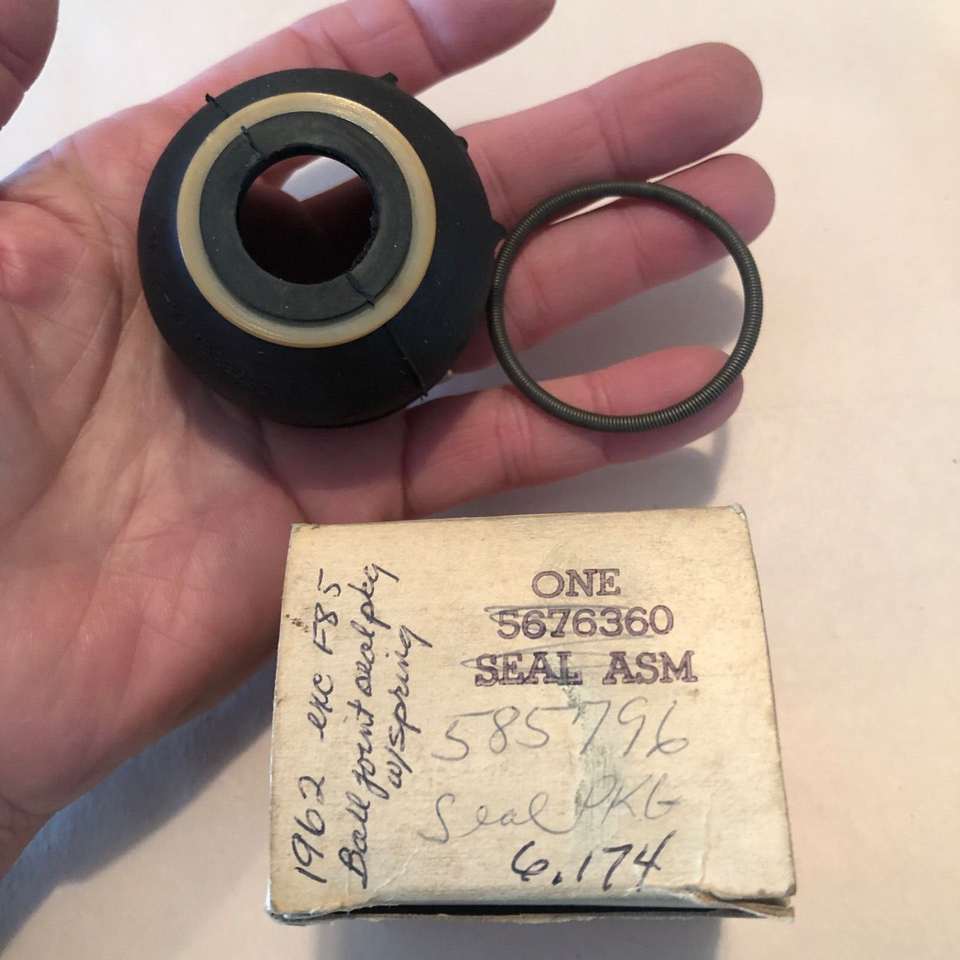 1962 Olds & some Corvettes NOS Lower Ball Joint Dust Seal/Spring-585796 ...