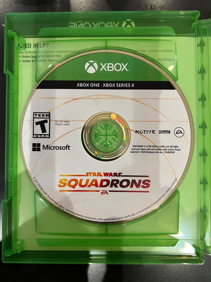 Star Wars Squadrons - Microsoft Xbox One. Open box, unused game. | eBay