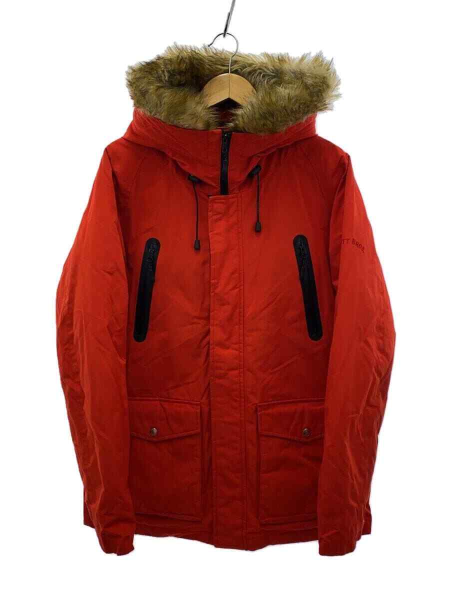Schott down Jacket polyester orange M Used | eBay