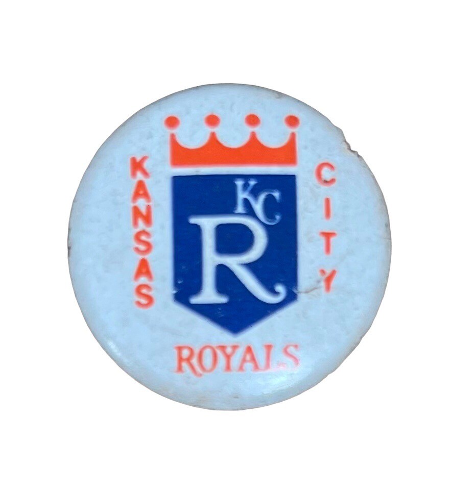 Vintage Late 1960's Kansas City Royals MLB Baseball 1 Inch Pin Pinback ...